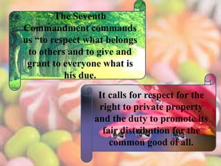 The Seventh Commandment | PPTX