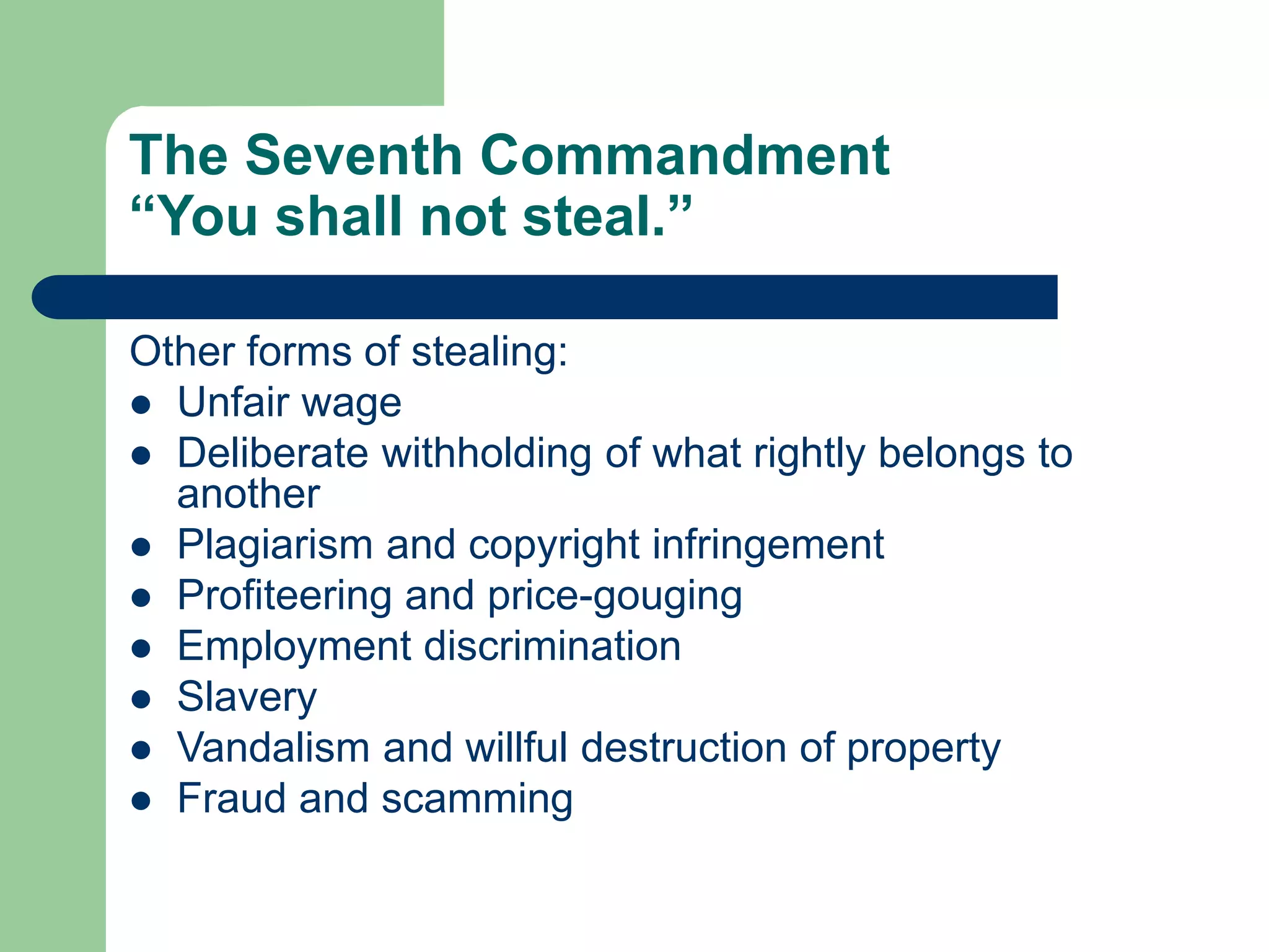 The Seventh Commandment.ppt