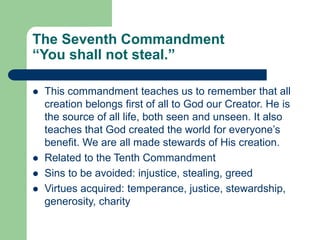 The Seventh Commandment.ppt