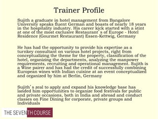 Doug Monahan Loves Fine Dining | PPT