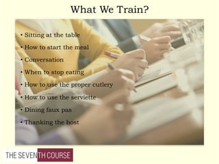 Doug Monahan Loves Fine Dining | PPT