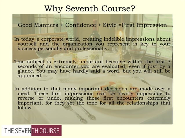 Doug Monahan Loves Fine Dining | PPT