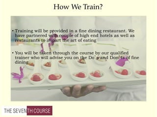 The Seventh Course- Master The Art of Fine Dining! | PDF | Bars & Restaurants | Attractions