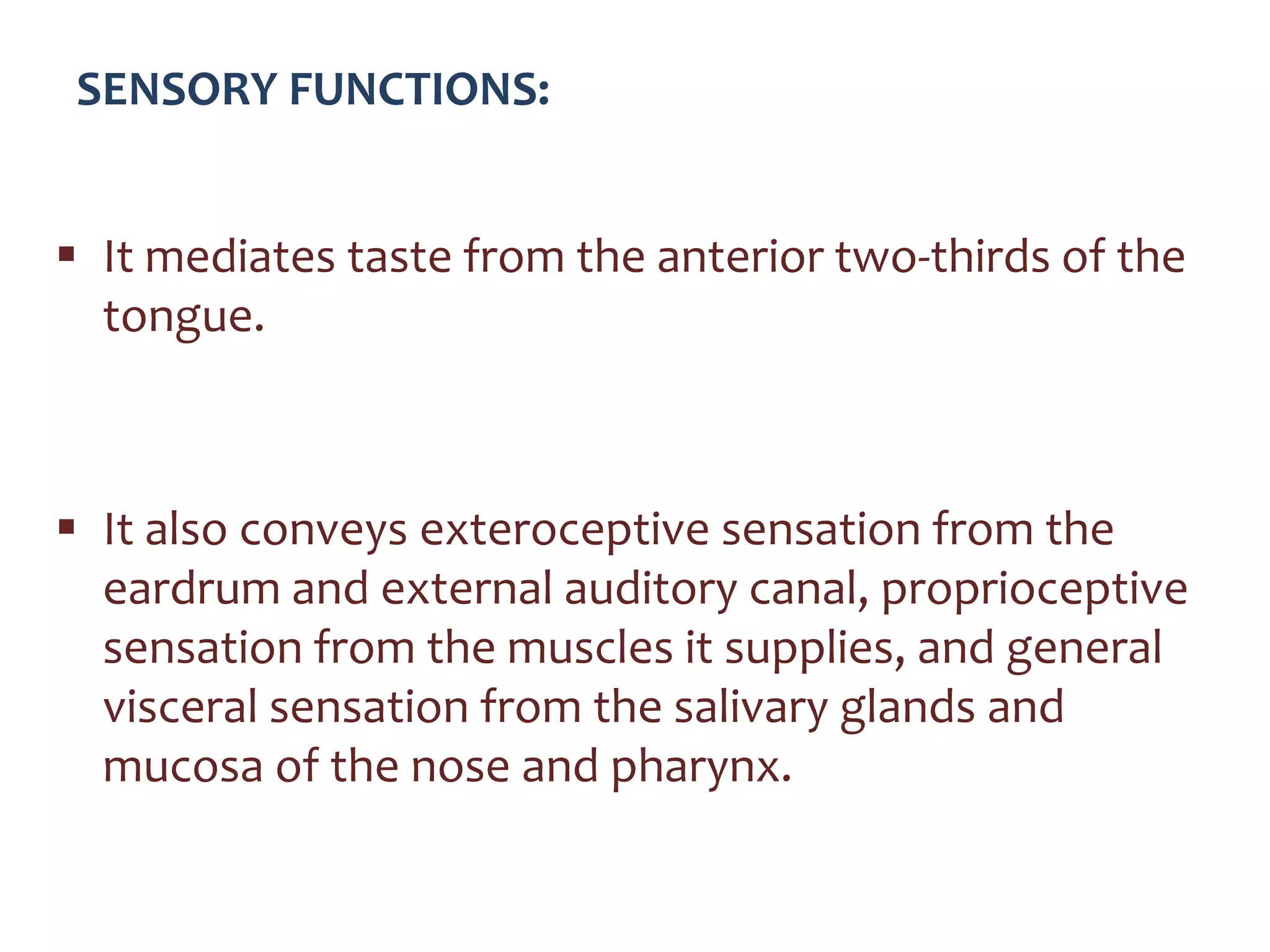 The Seventh Cranial Nerve | PPTX