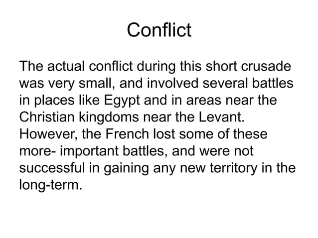 The seventh crusade | PPTX