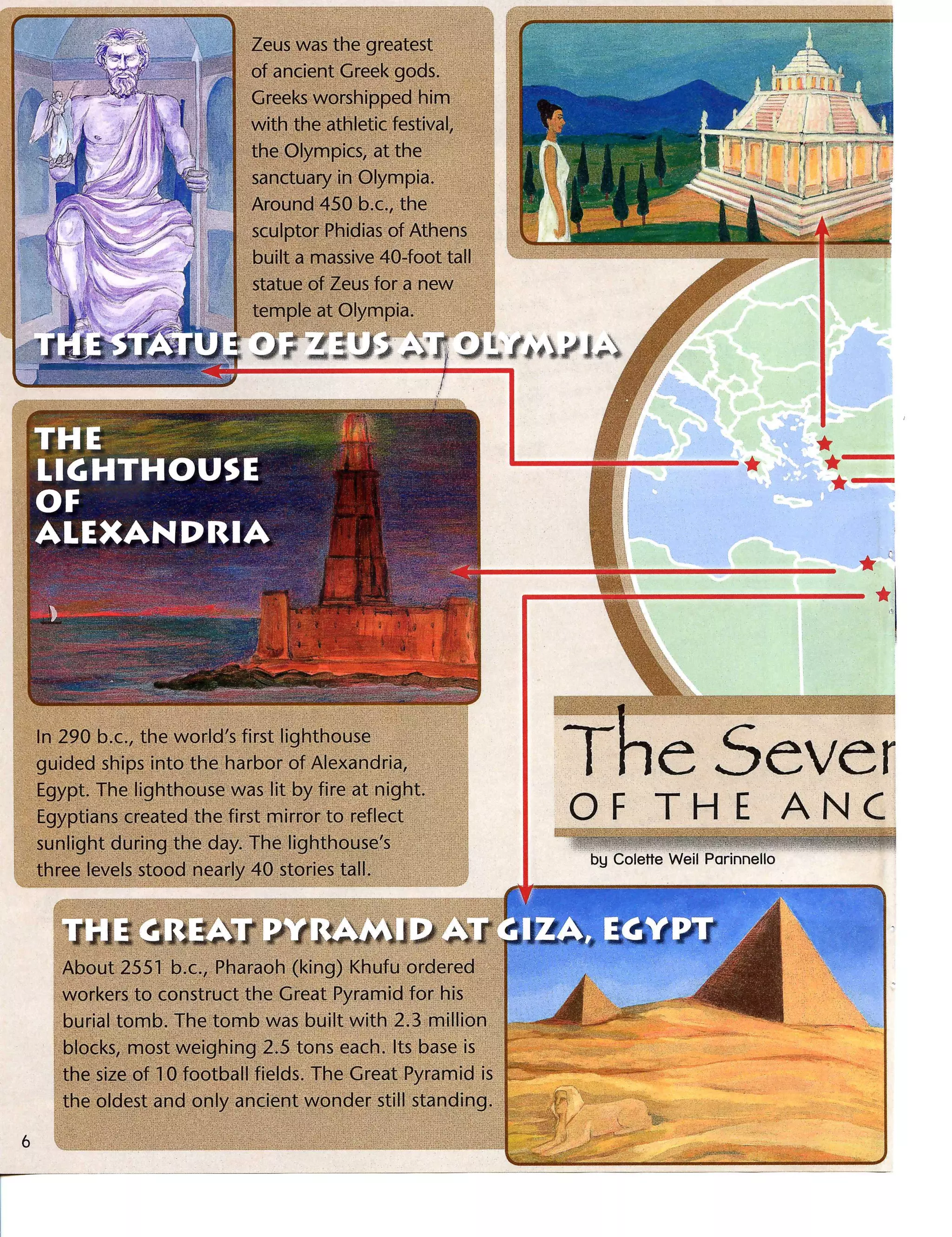 The Seven Wonders of the Ancient World by Colette Weil Parrinello ...