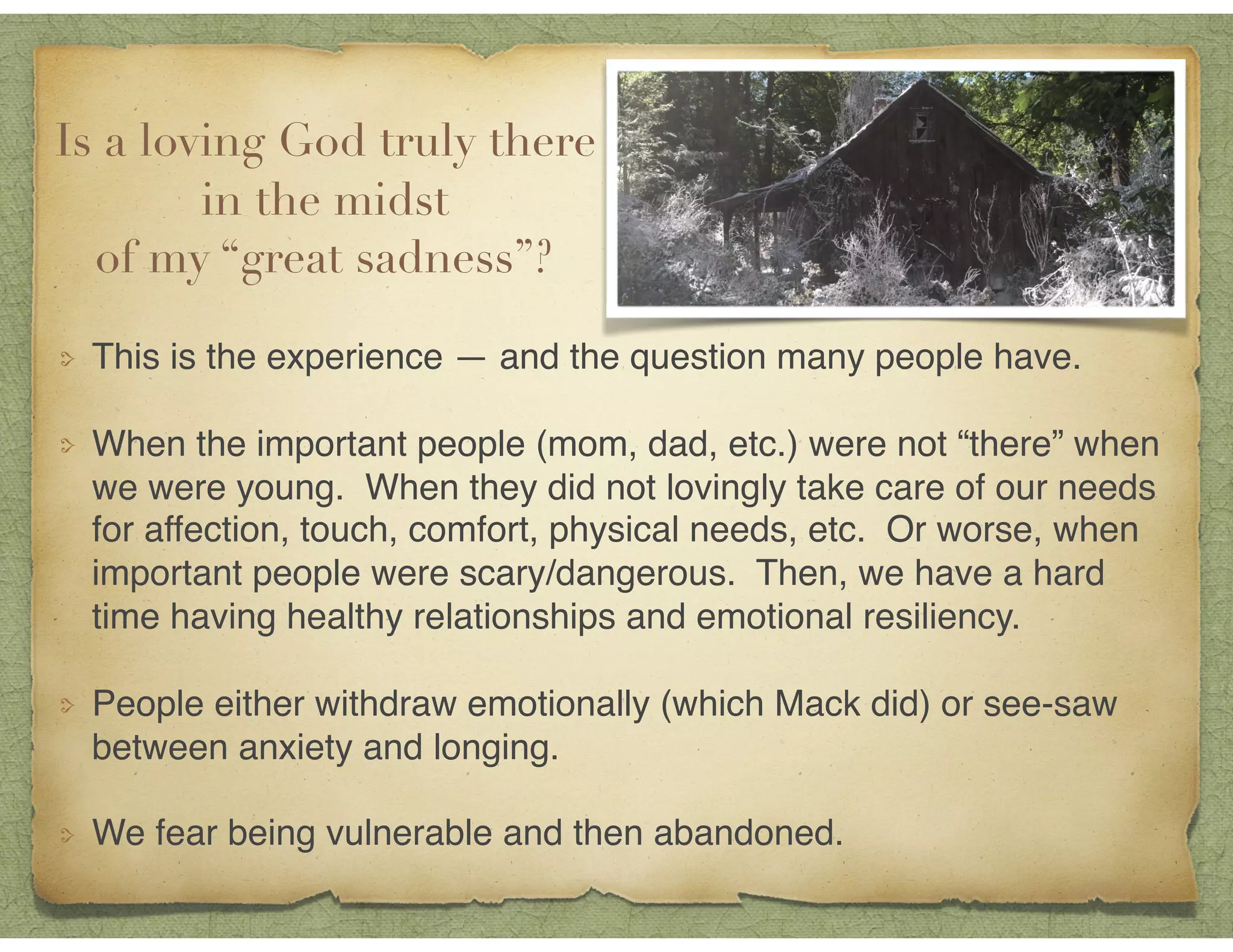 The Shack Movie - An Opportunity to Engage (v2) | PDF