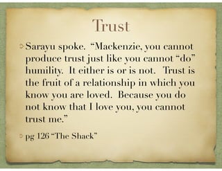 The Shack Movie - An Opportunity to Engage (v2) | PDF