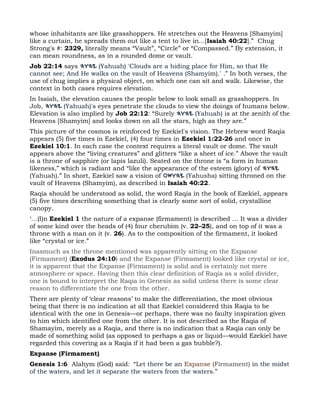 The shamayim (heavens) and the earth | PDF