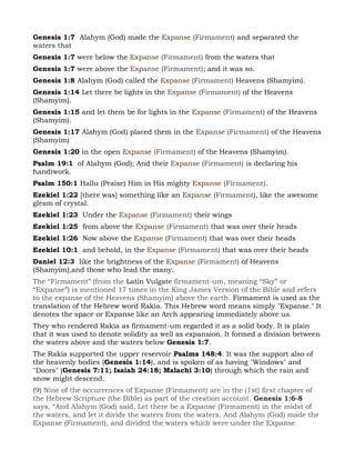 The shamayim (heavens) and the earth | PDF