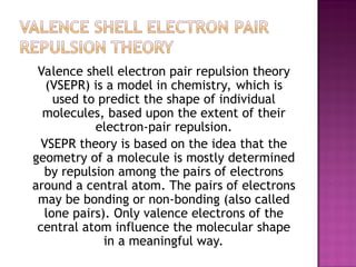The Shape of Molecules.chemsitry High school,ppt | PPT