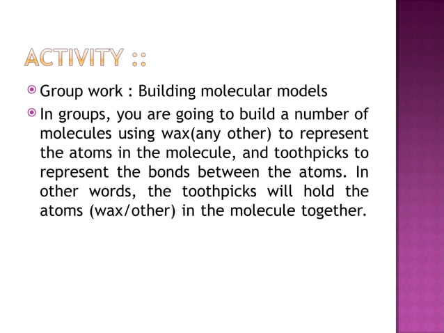 The Shape of Molecules.chemsitry High school,ppt | PPT | Chemistry ...