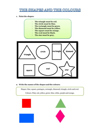 The shapes and the colours | DOCX