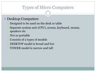 The shapes of computer today | PPSX