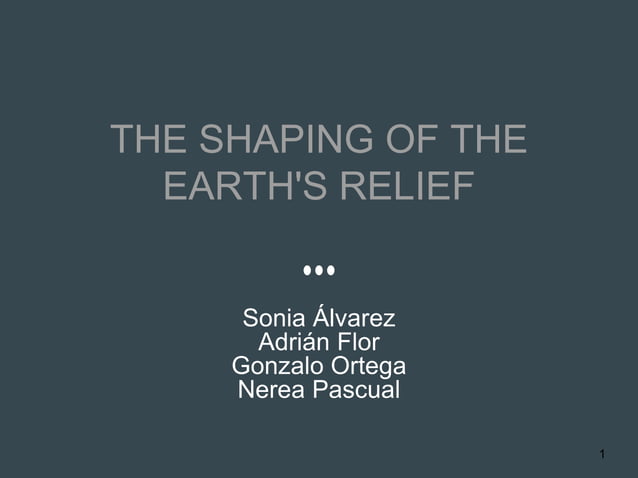 The shaping of the earth´s relief.ppt