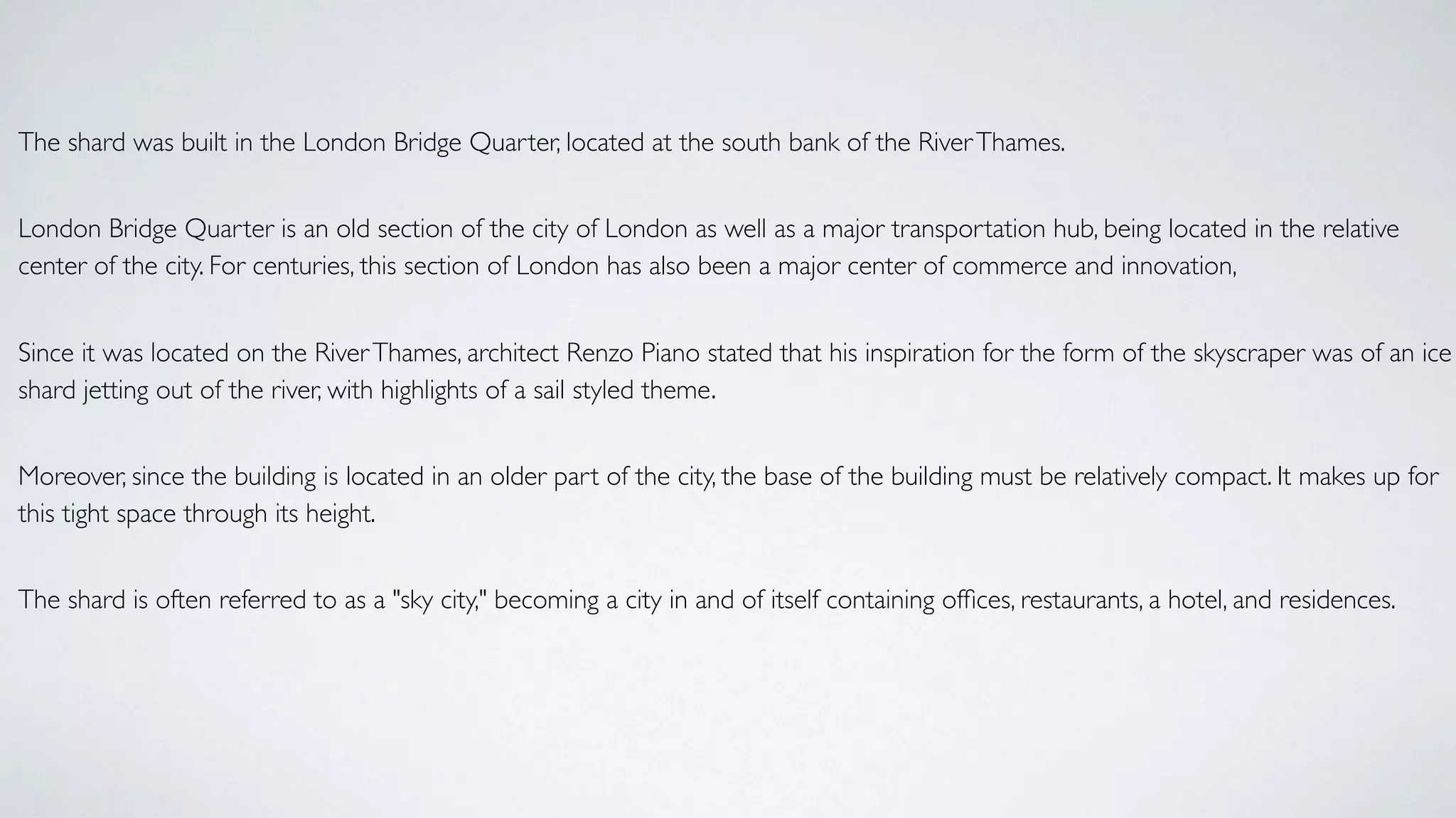 The Shard, Skyscraper - Architectural Case Study | PDF