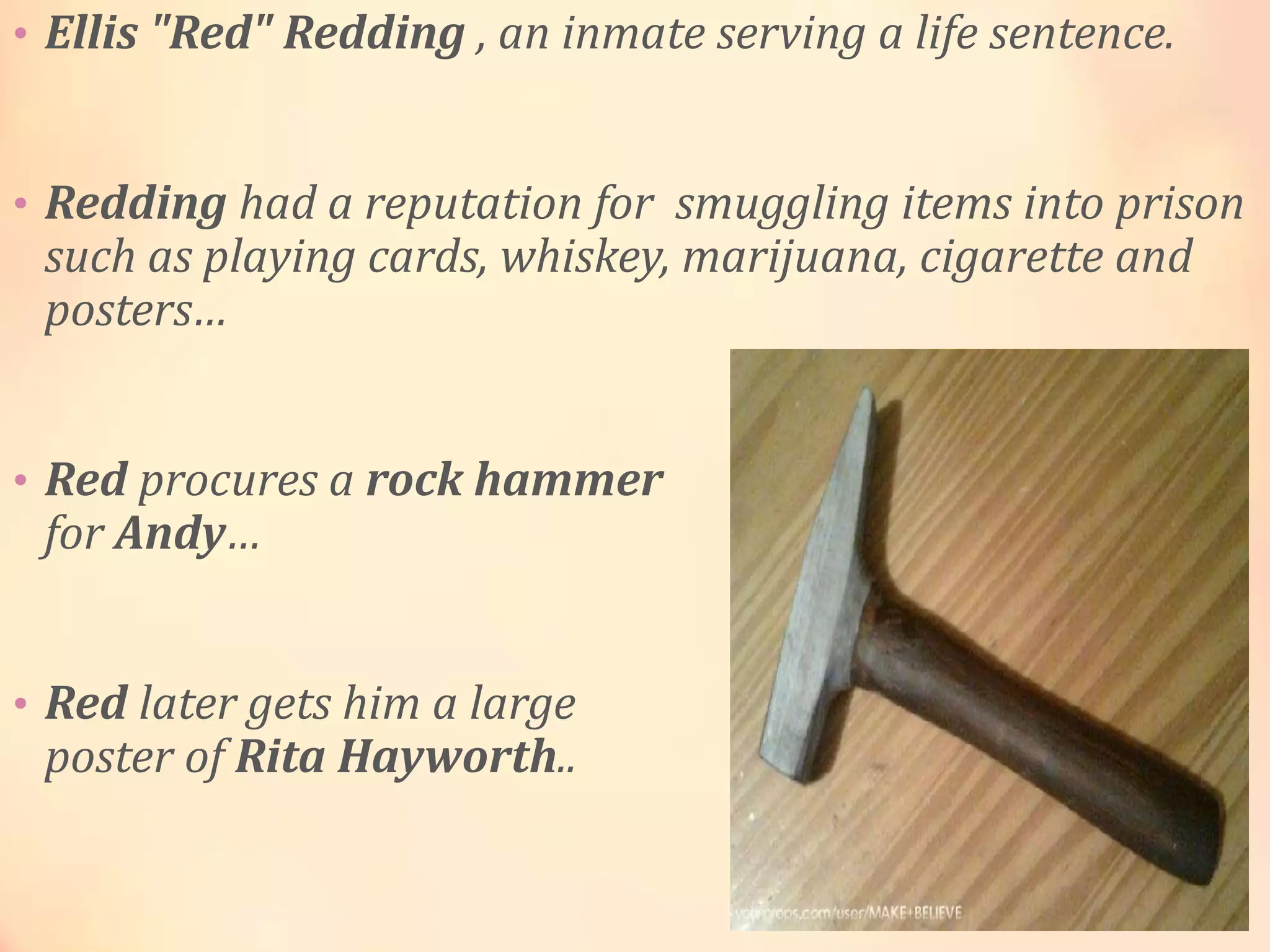 The shawshank redemption presentation | PPTX