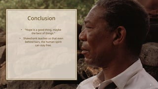 The Shawshank Redemption YT1, a presentation summarizing the great ...
