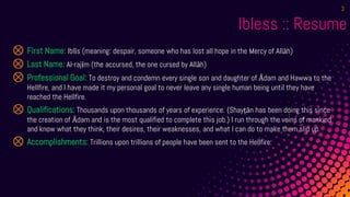 The Shaytan Iblis | PPTX