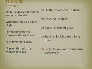 THE SHED- FRANK FLYNN.pptx