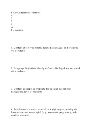 The Sheltered Instruction Observation Protocol (SIOP) CHECKLIST.docx