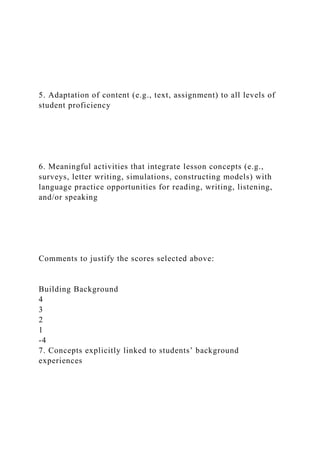 The Sheltered Instruction Observation Protocol (SIOP) CHECKLIST.docx
