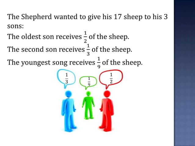 The shepherd and his 17 sheep. A maths riddle | PPT | Dogs | Pets
