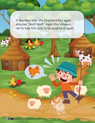 Shepherd Boy And The Wolf