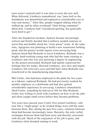 THE SHIFTLESS WORKERThe Shiftless WorkerCharlie Mc.docx