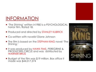 The shining | PPTX