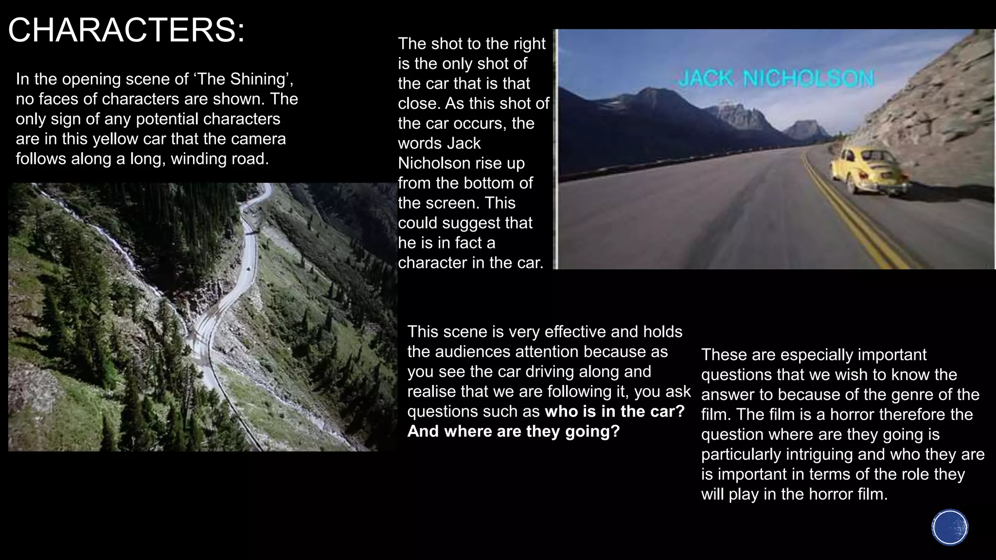 The shining opening sequence | PPTX