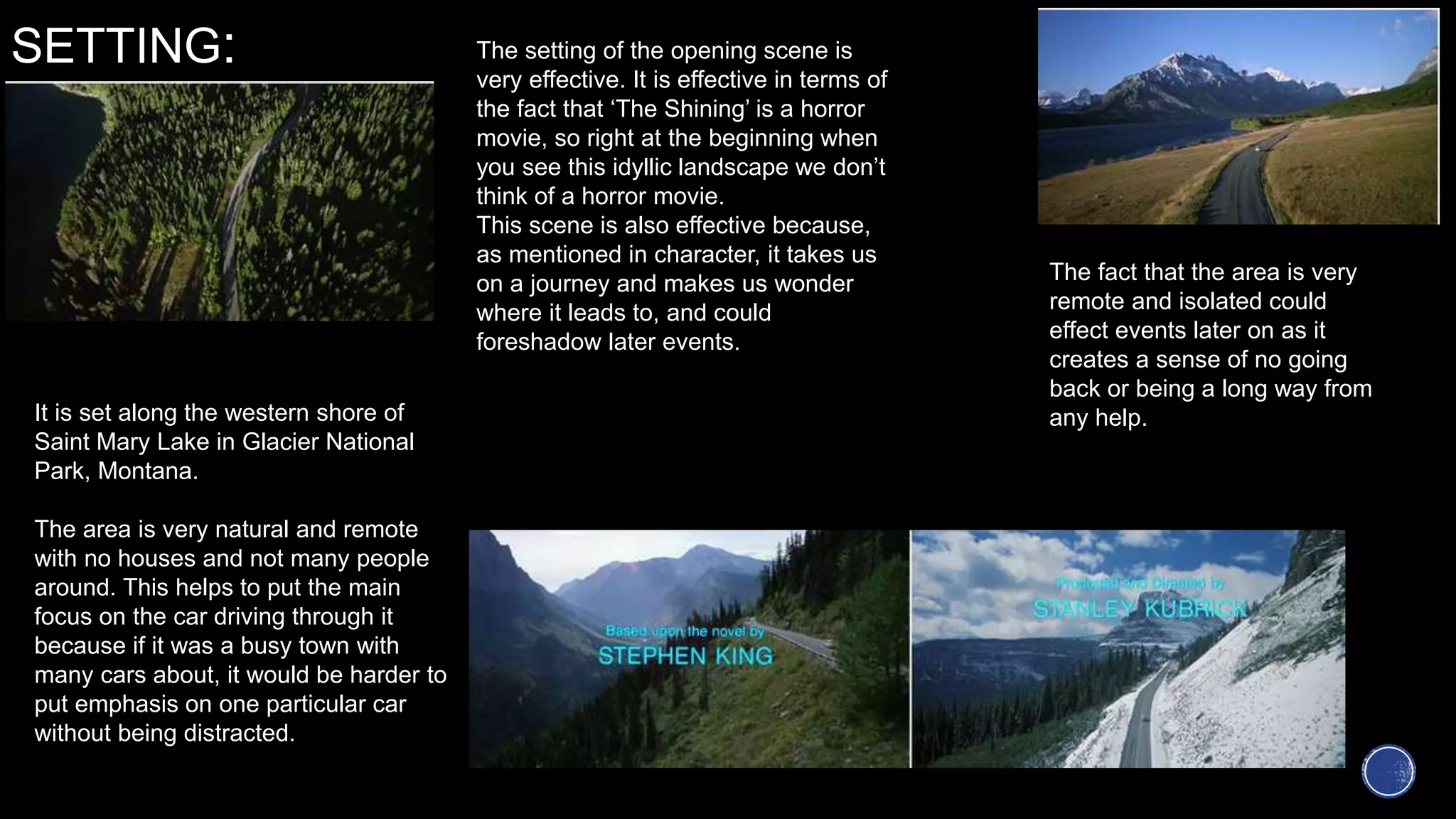 The shining opening sequence | PPTX