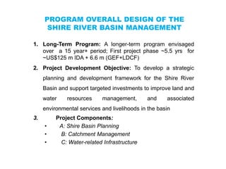 The Shire River Basin project basins as entry points | PDF