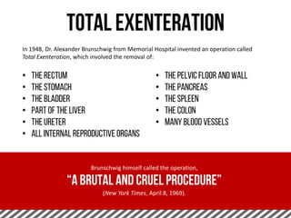 The Shocking History of Cancer Surgery | PPT