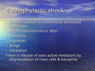 THE SHOCK SYNDROME first aid - NOTES.ppt