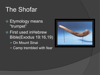 The shofar a blast from the past | PPTX | Musical Instruments | Hobbies ...