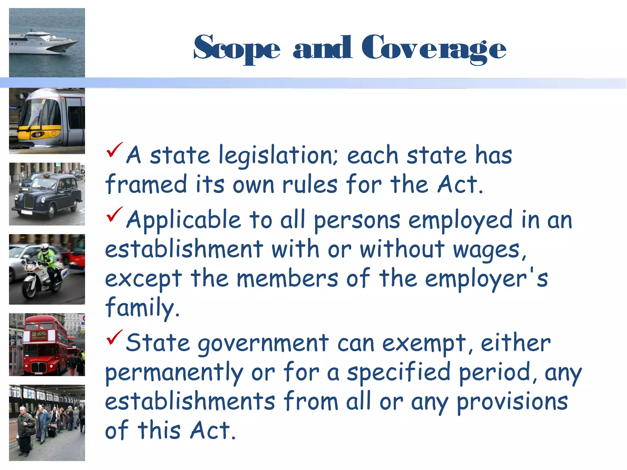 The Shops & Establishments Act, 1953 | PPT
