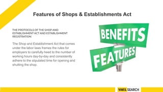 What is Shops & Establishment Act, 1953? | PPTX