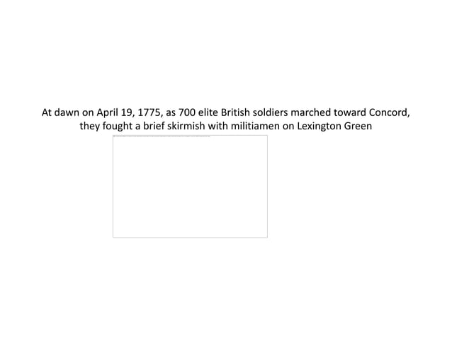 The shot heard around the world | PPT