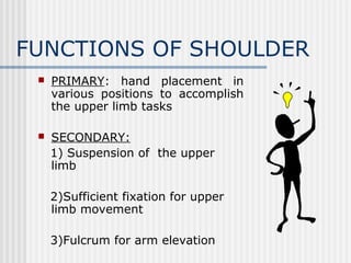 Examination of shoulder joint | PPT