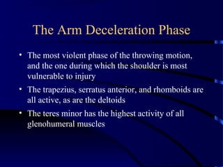 The shoulder BioMechanics of Pitching | PPT