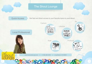 Introducing The Shout Lounge | PPT