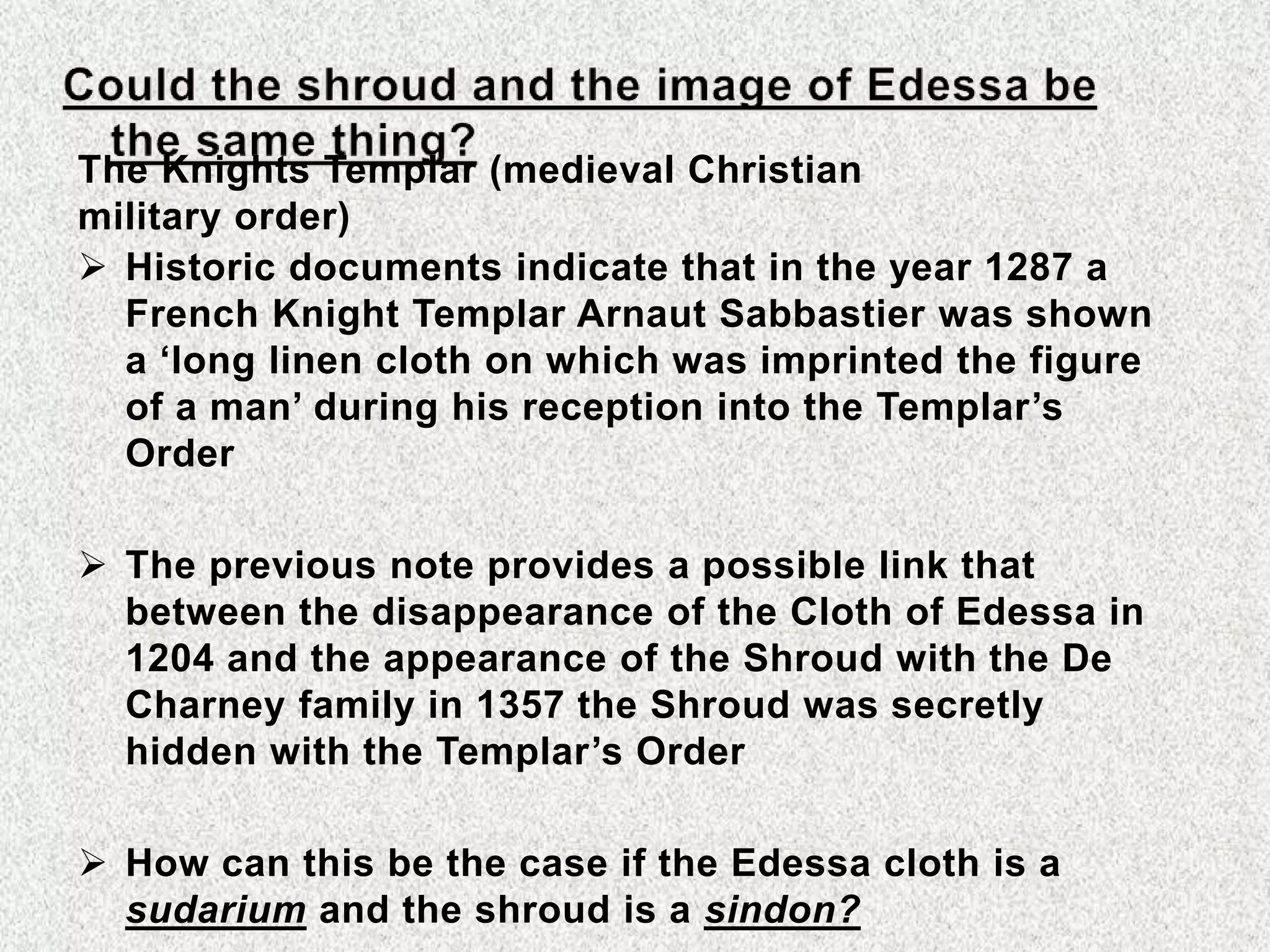 The Shroud of Turin | PPTX