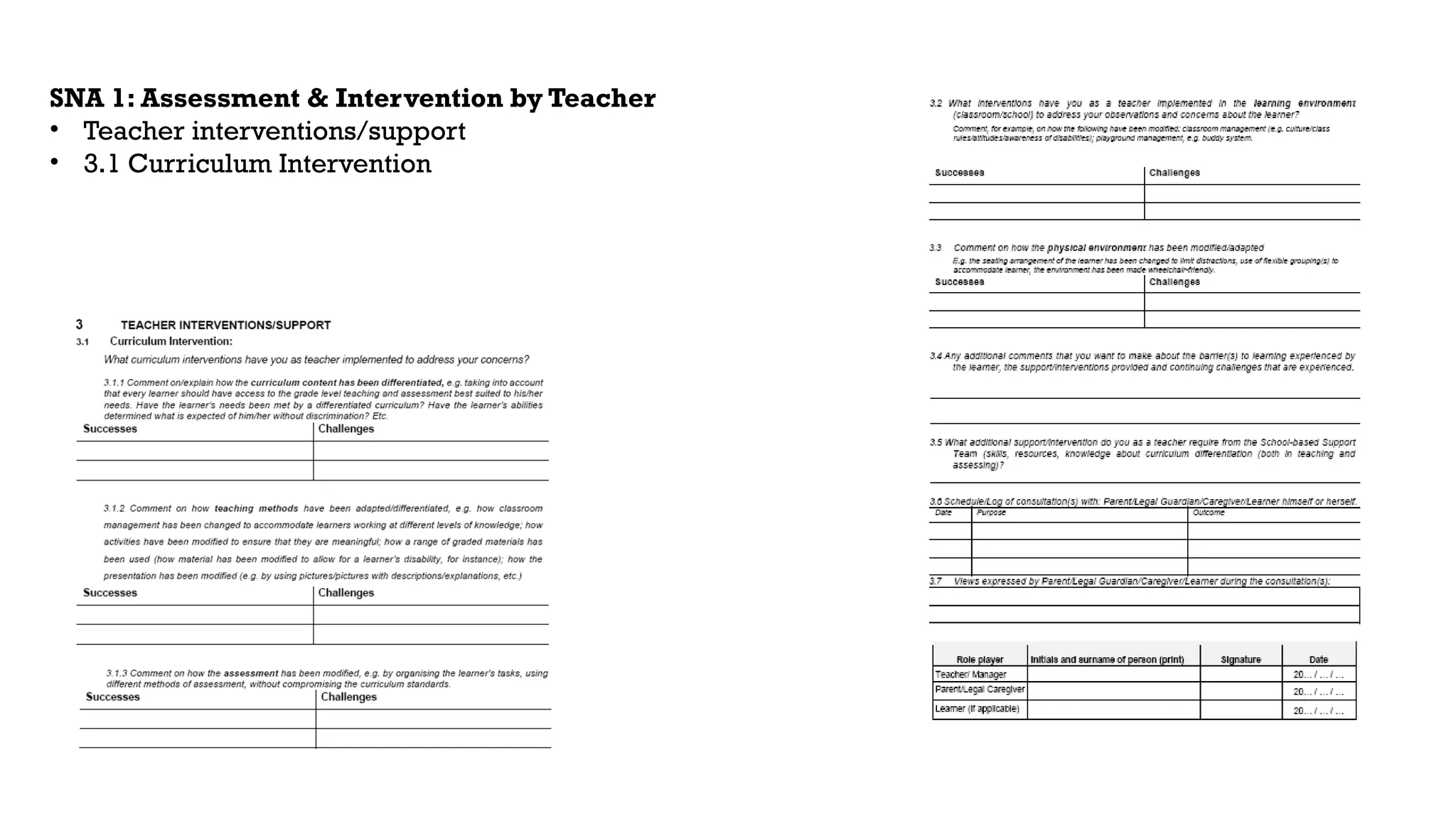 The SIAS process the importance of the individual support plan (ISP ...