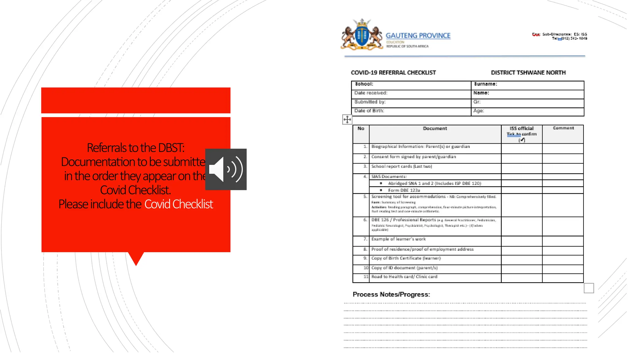 The SIAS process the importance of the individual support plan (ISP ...