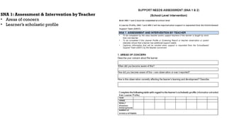 The SIAS process the importance of the individual support plan (ISP ...