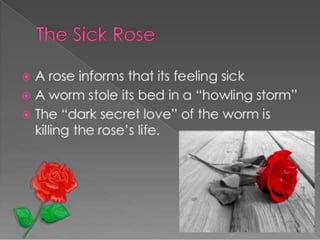 The sick rose | PPTX
