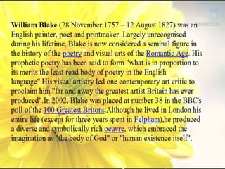 The sick rose | PPTX