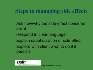 The side effects of contraceptives | PPT