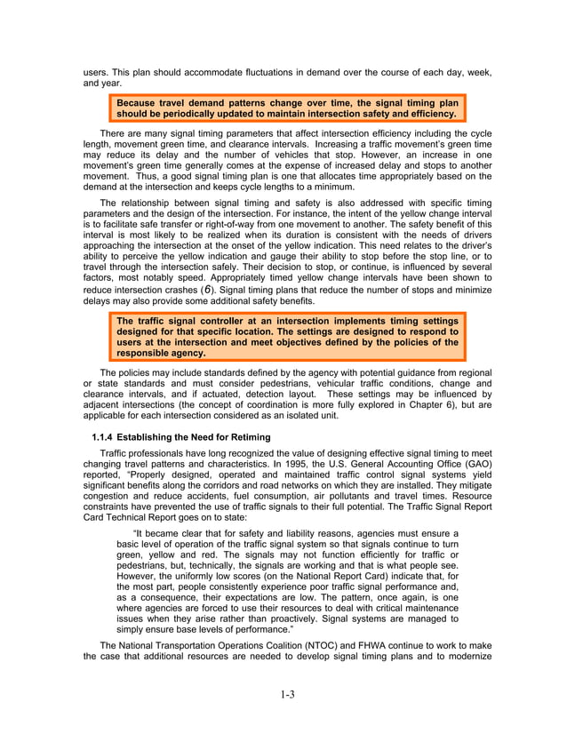 The signal timing_manual_08082008 | PDF | Business | Business and Finance